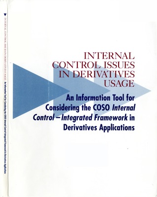 "Internal control issues in derivatives usage : an information tool for ...