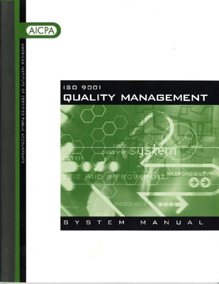 "ISO 9001: Quality Management System Manual, Revision J" by American ...