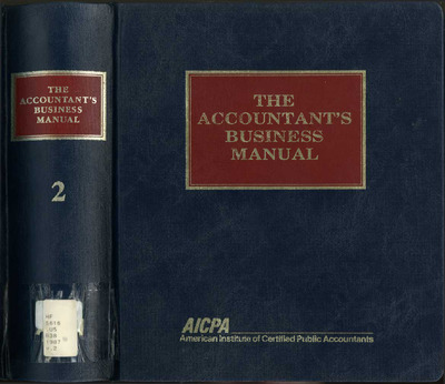 "Accountant's business manual, 2001, volume 2" by William H. Behrenfeld ...