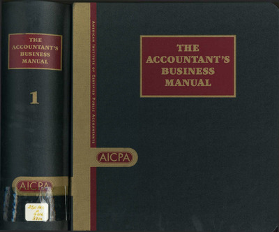 "Accountant's business manual, 2006, volume 1" by William H. Behrenfeld ...