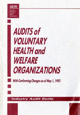 "Audits of voluntary health and welfare organizations with conforming c ...