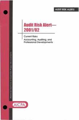 "Audit risk alert - 2001/02; Audit risk alerts" by American Institute ...