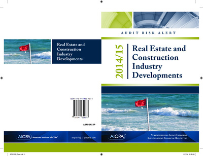 "Real estate and construction industry developments - 2014/15; Audit ri ...