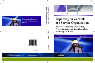 "Reporting on Controls at a Service Organization: Relevant to Security ...