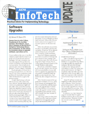 "InfoTech Update, Volume 2, Number 3, Spring 1993" by American ...