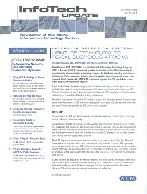 "InfoTech Update, Volume 11, Number 4, July/August 2003" by American ...