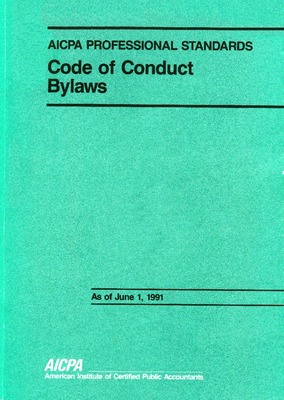 "AICPA Professional Standards: Code of Conduct, Bylaws, as of June 1, 1 ...