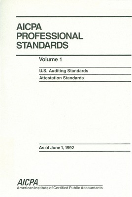 "AICPA Professional Standards: U.S. Auditing Standards as of June 1, 19 ...