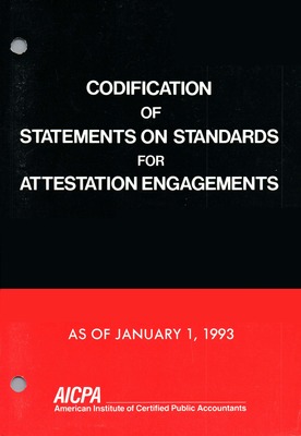 "Codification of Statements on standards for attestation engagements as ...