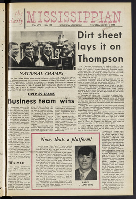 "'March 14, 1968" by The Daily Mississippian