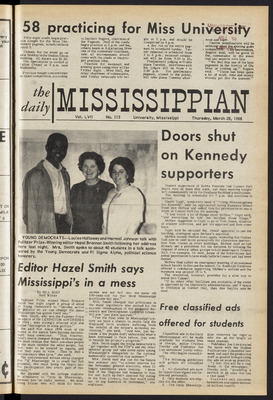"'March 28, 1968" by The Daily Mississippian