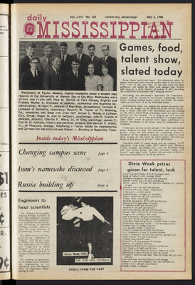 "'May 2, 1968" by The Daily Mississippian