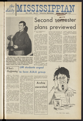"'January 12, 1970" by The Daily Mississippian