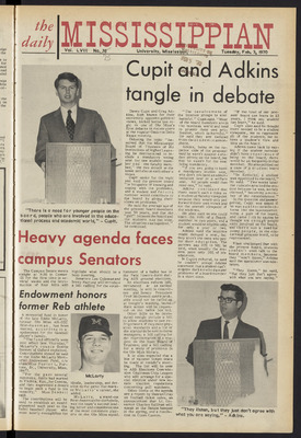 "February 3, 1970" by The Daily Mississippian