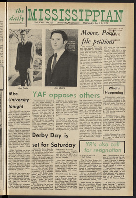 "April 15, 1970" by The Daily Mississippian