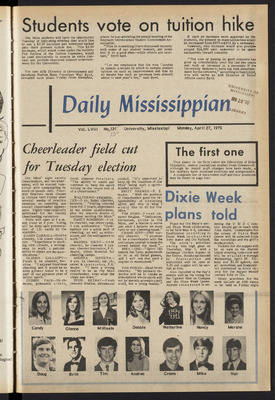 "'April 27, 1970" by The Daily Mississippian