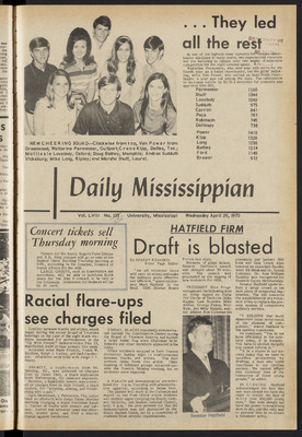 "'April 29, 1970" by The Daily Mississippian
