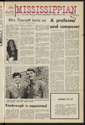 "'June 12, 1970" by The Daily Mississippian