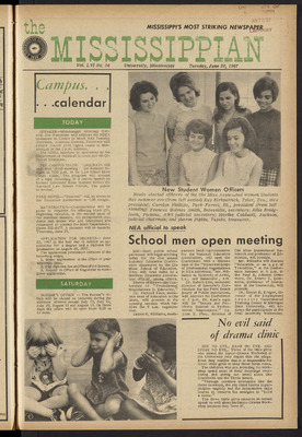 "'June 20, 1967" by The Mississippian