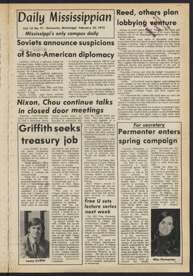 "'February 25, 1972" by The Daily Mississippian