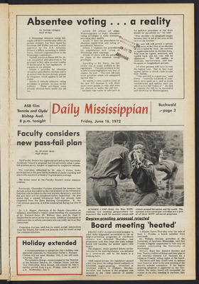 "'June 16, 1972" by The Daily Mississippian