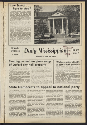 "June 26, 1972" by The Daily Mississippian