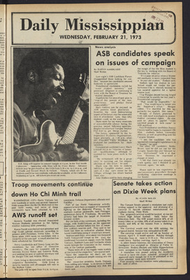 "'February 21, 1973" by The Daily Mississippian