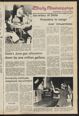 "June 12, 1974" by The Daily Mississippian