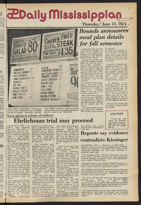 "June 13, 1974" by The Daily Mississippian
