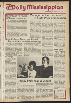 "June 17, 1974" by The Daily Mississippian