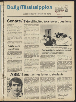 "February 19, 1975" by The Daily Mississippian