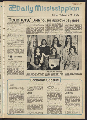 "February 21, 1975" by The Daily Mississippian