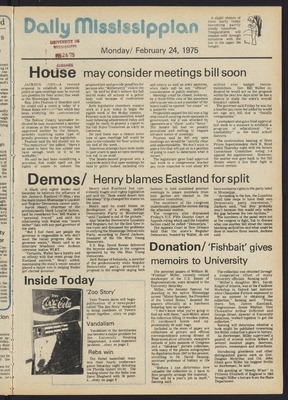 "February 24, 1975" by The Daily Mississippian