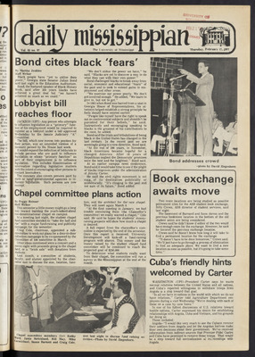 "February 17, 1977" by The Daily Mississippian