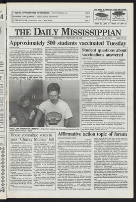 "February 12, 1992" by The Daily Mississippian