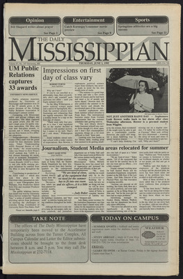 "June 1, 1995" by The Daily Mississippian